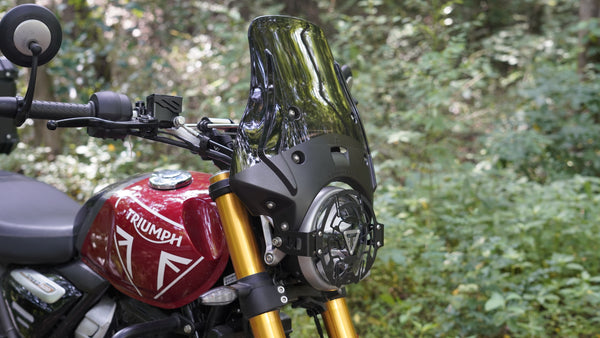 "WANDERER" Premium Touring Windshield for Triumph Speed 400/Scrambler ...