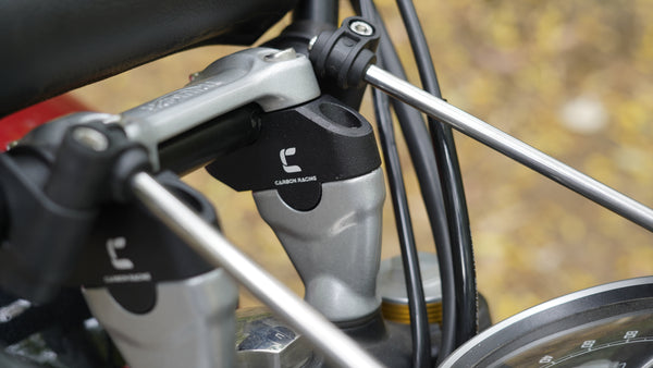 Premium Pull-Back (Offset) Handlebar Risers for Triumph Scrambler 400X ...
