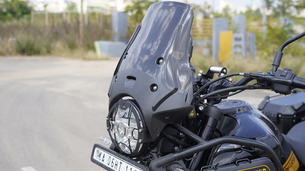 "WANDERER" Premium Touring Windshield for Himalayan 450 - Smoked ...