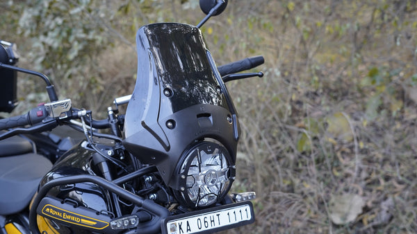 "WANDERER" Premium Touring Windshield for Himalayan 450 - Smoked ...
