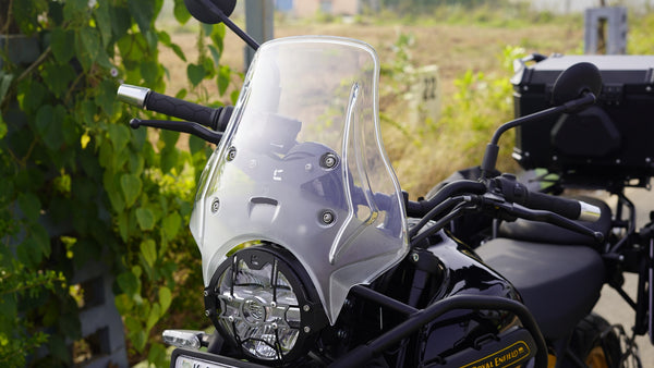 "WANDERER" Premium Touring Windshield for Himalayan 450 - Clear ...