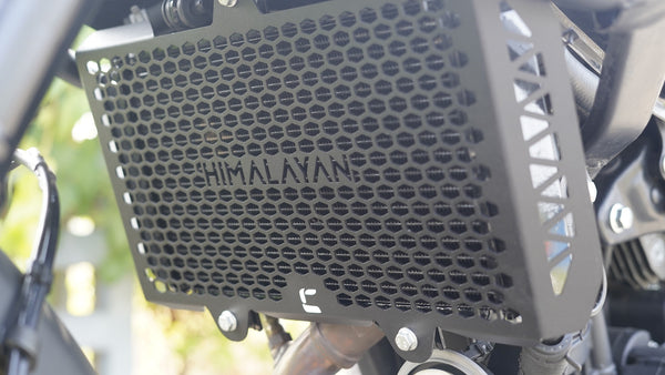 "HIVE" Premium Aluminium Radiator Guard for HIMALAYAN 450 – CARBON RACING