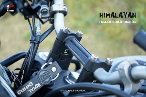Aluminium Handlebar Riser (Straight) - Himalayan 411 – CARBON RACING